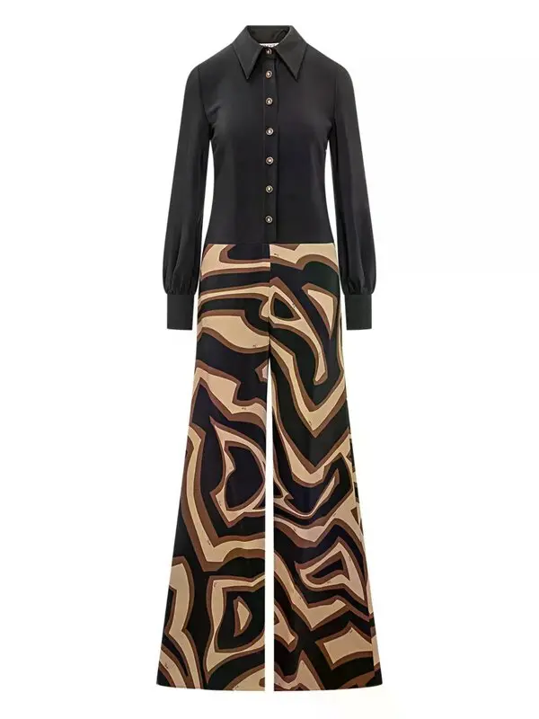 Emilio Pucci Button Jumpsuit - Black