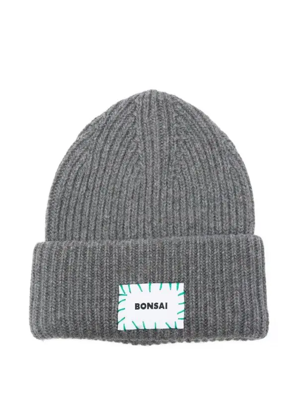 BONSAI Ribbed Beanie - Grey