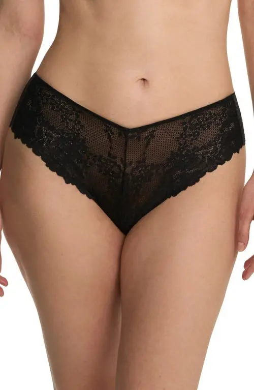 Natori Heavenly High Cut Briefs - Black