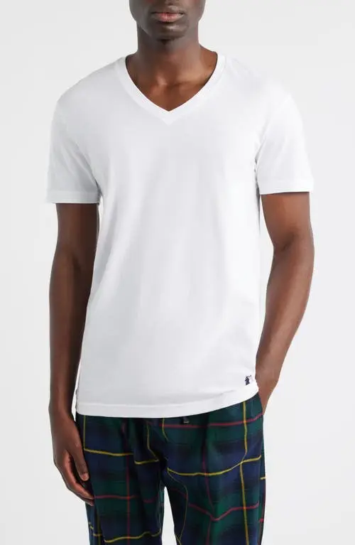 Ralph Lauren 3-pack Cotton V-neck T-shirts - White