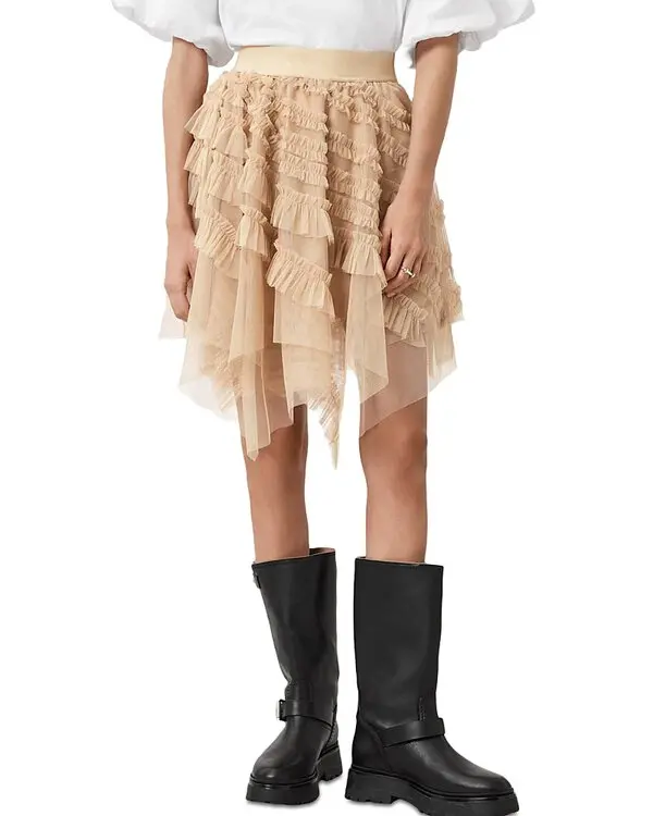 ALLSAINTS Jayde Tulle Skirt - Blush Pink