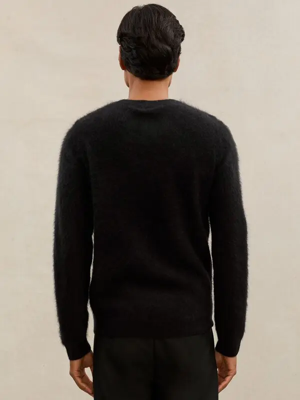 REISS Highcliff Atelier Brushed-cashmere Crew Jumper
