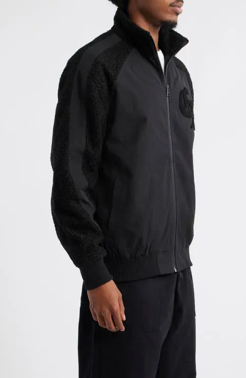 CRIMINAL DAMAGE High Pile Fleece Track Jacket