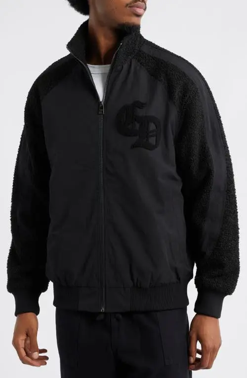 CRIMINAL DAMAGE High Pile Fleece Track Jacket