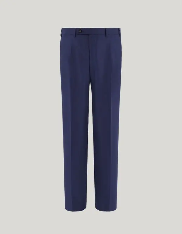 Canali Pure Wool Pleated Trousers