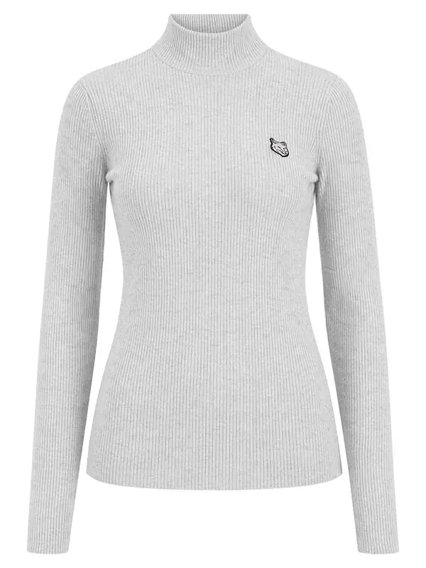 Maison Kitsuné Fox Patch Jersey - Grey