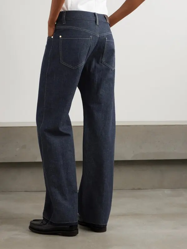Brunello Cucinelli High-rise Straight-leg Jeans