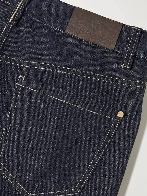 Brunello Cucinelli High-rise Straight-leg Jeans
