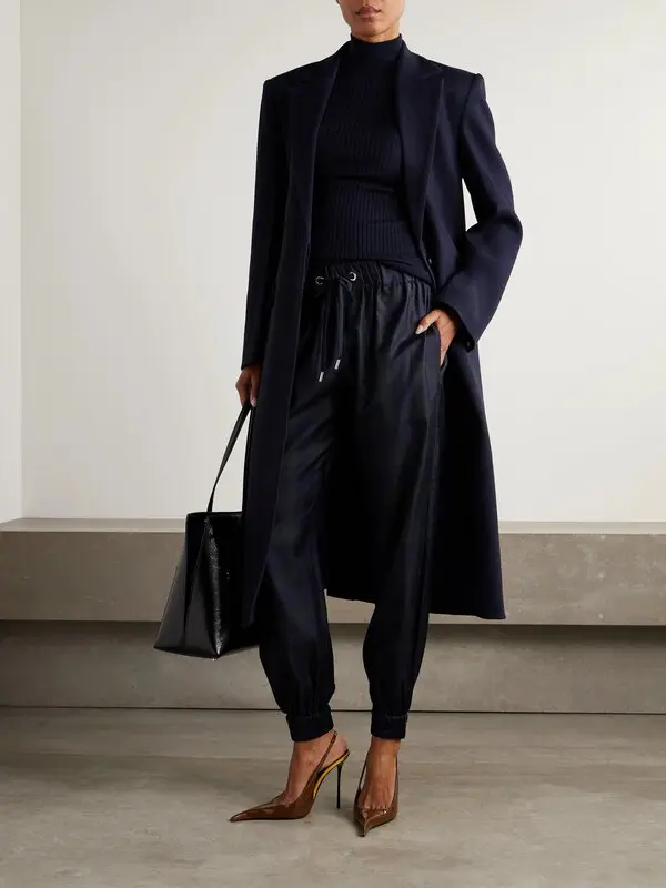 Sasuphi Vale Checked Wool Sweatpants