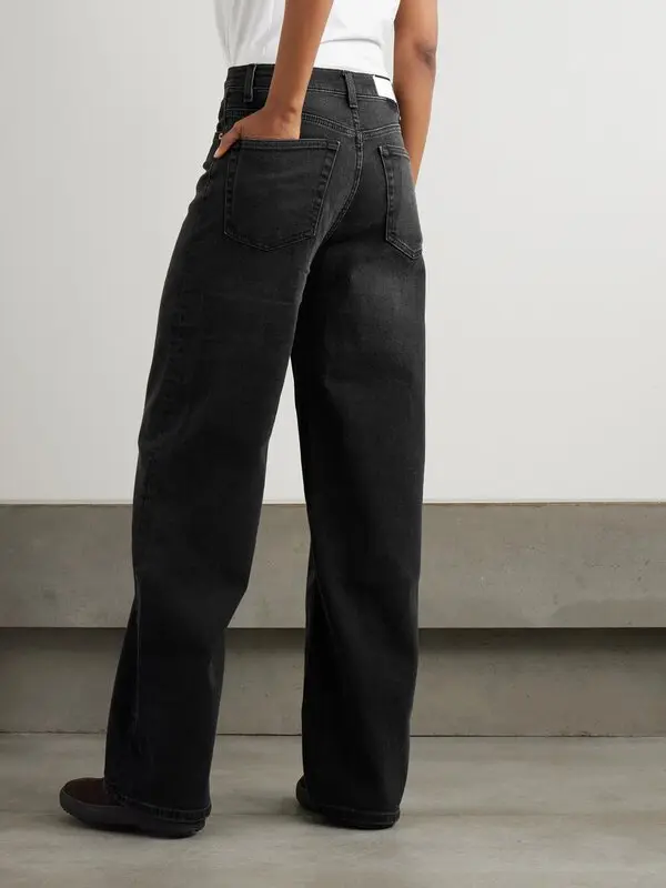 RE/DONE The Marielou High-rise Wide-leg Jeans