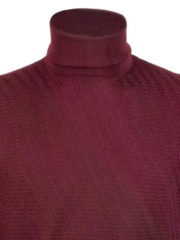PAOLO PECORA Textured Roll-neck Sweater