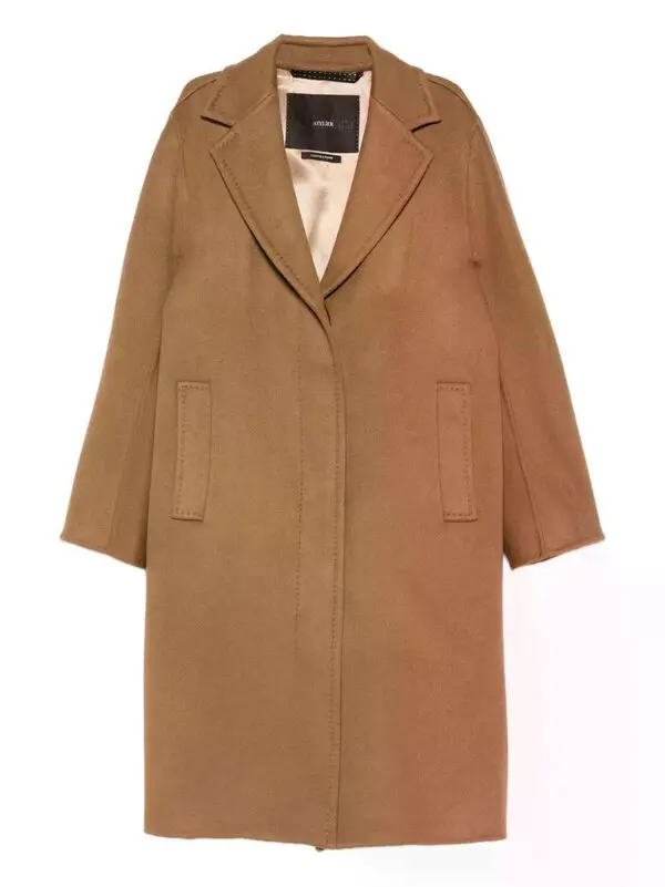 Max Mara Notched-lapel Coat - Neutrals