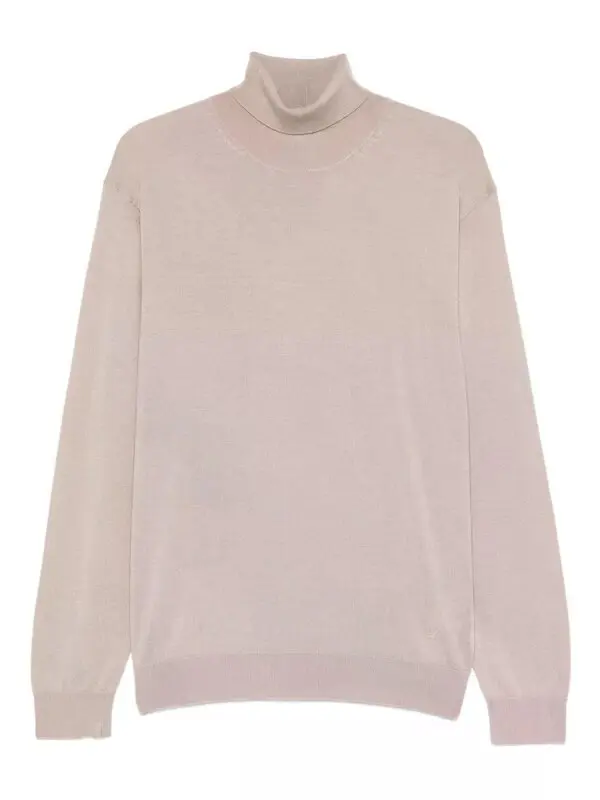 MANUEL RITZ Wool Roll-neck Sweater - Neutrals