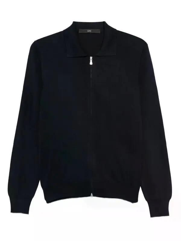 SAPIO Zip Collared Knitwear