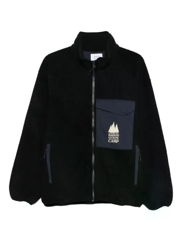 Maison Kitsuné Zip-fastening Jacket - Black