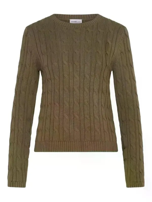 Marella Calibri Cable-knit Sweater