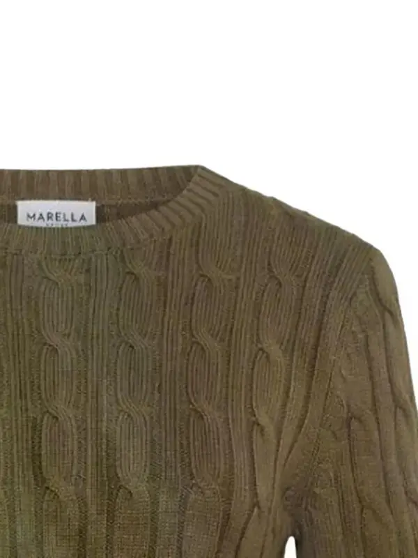 Marella Calibri Cable-knit Sweater