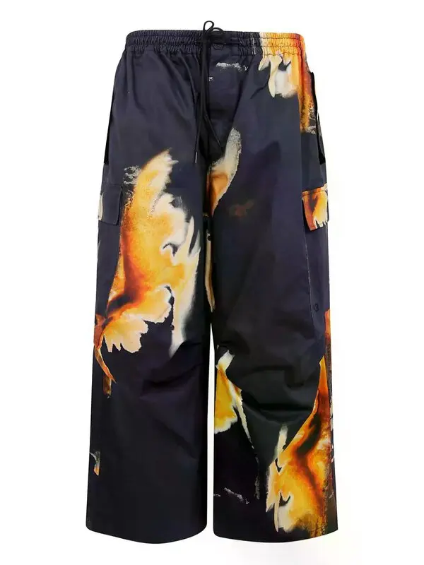 Y3 Abstract Pattern Trousers - Blue