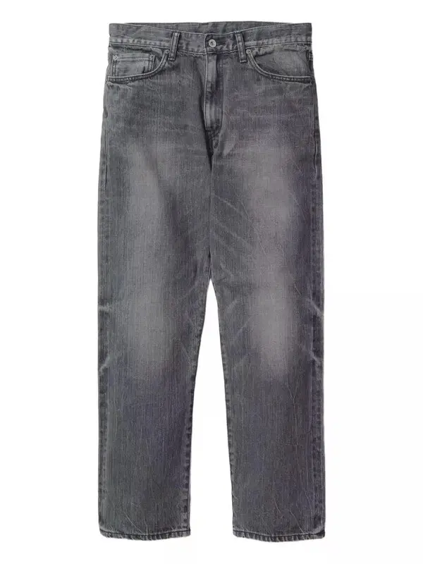 NEIGHBORHOOD Washed-effect Five-pocket Jeans - Grey