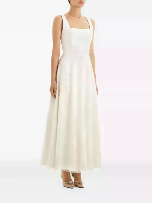 POST MERIDIEM Sequin-embellished Midi Dress