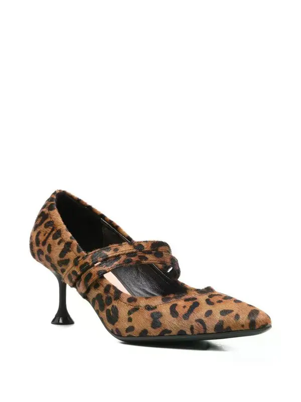MARC ELLIS Leopard-patterned Pointed-toe Pumps