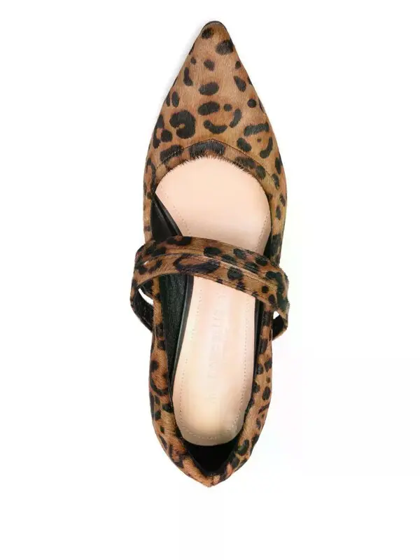 MARC ELLIS Leopard-patterned Pointed-toe Pumps