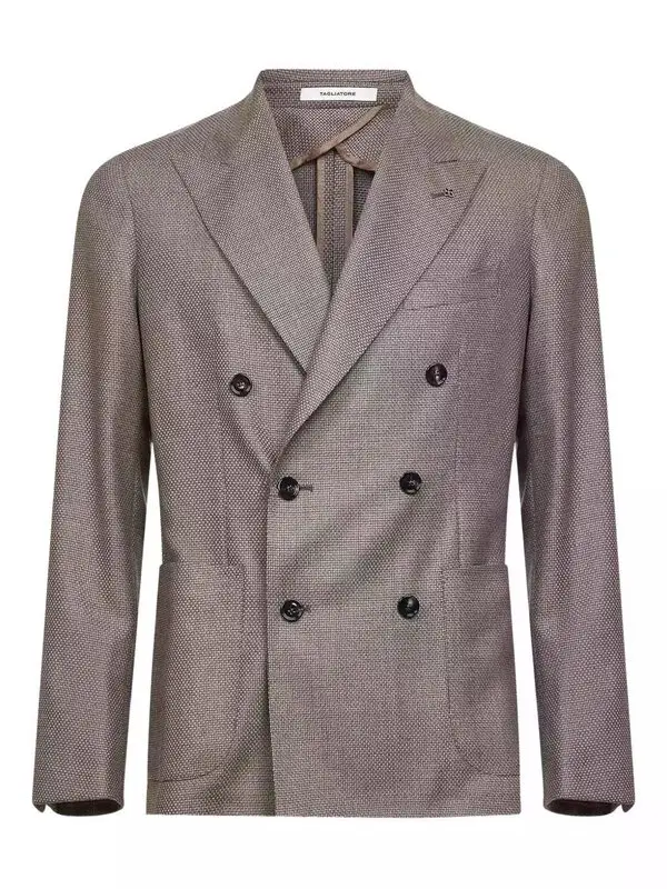 Tagliatore Peak-lapel Double-breasted Blazer