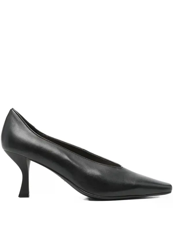 MARC ELLIS Leather Pumps With Square Toe