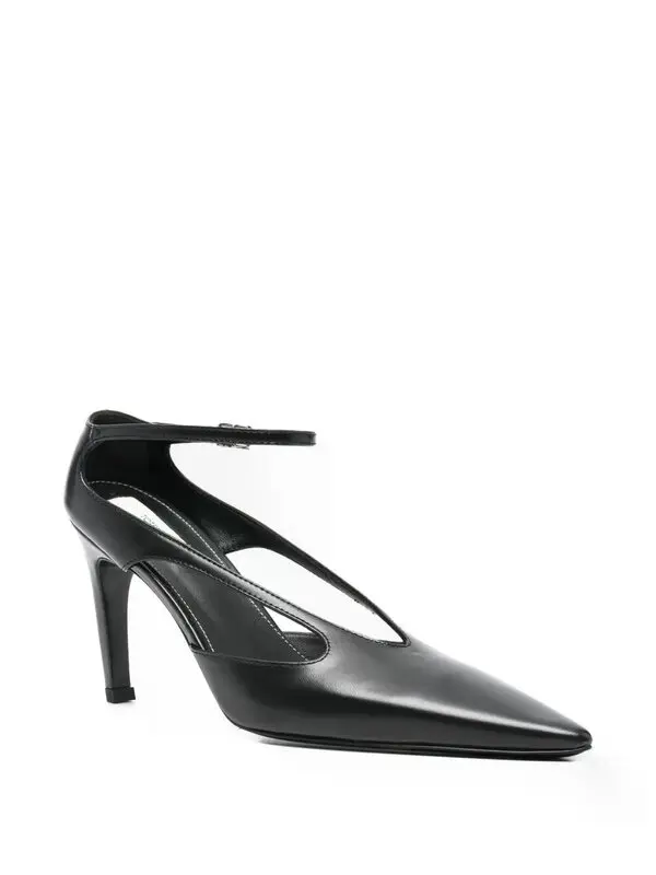 TOTEME Pointed-toe Leather Pumps