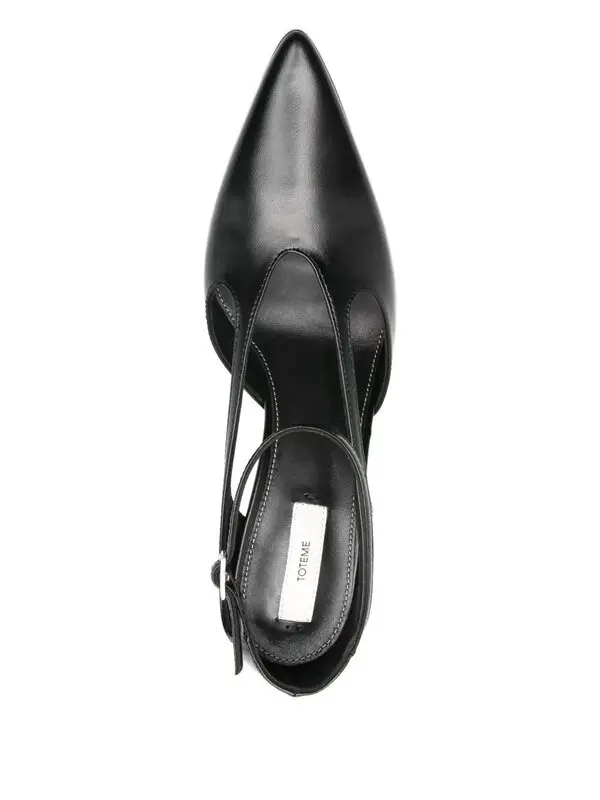 TOTEME Pointed-toe Leather Pumps