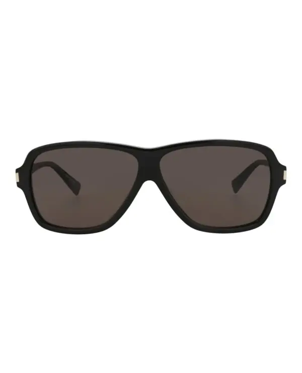 Saint Laurent Aviator Frame Recycled Acetate Sunglasses - Black Black Black (sl609carol/30014608/001)