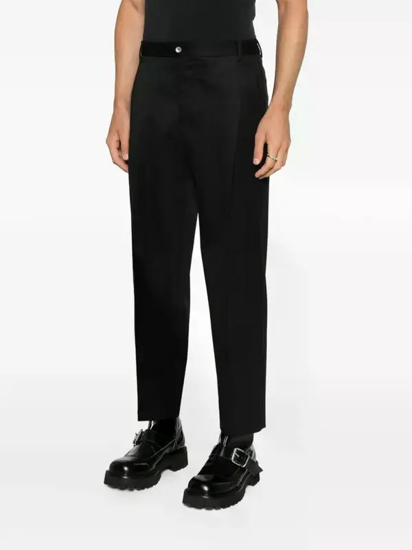 BRIGLIA 1949 Pleated Wool Trousers - Black