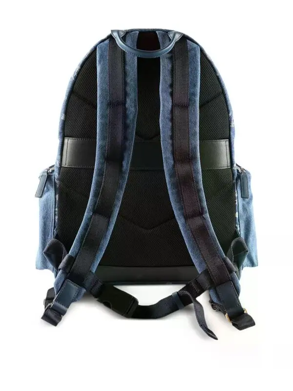 Mcm Stark Denim Backpack