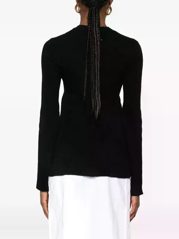 MAISON MARGIELA Round-neck Panelled Sweater