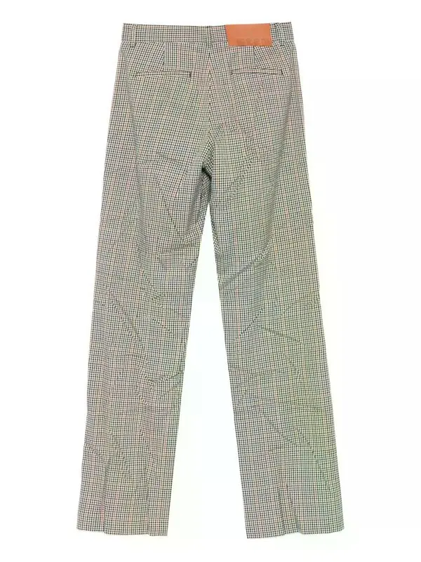 MSGM Trousers With Logo Patch