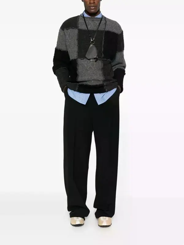 ADER ERROR Patchwork Crew-neck Sweater