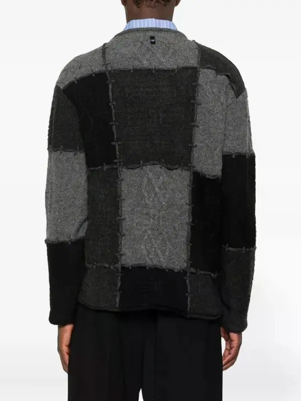 ADER ERROR Patchwork Crew-neck Sweater