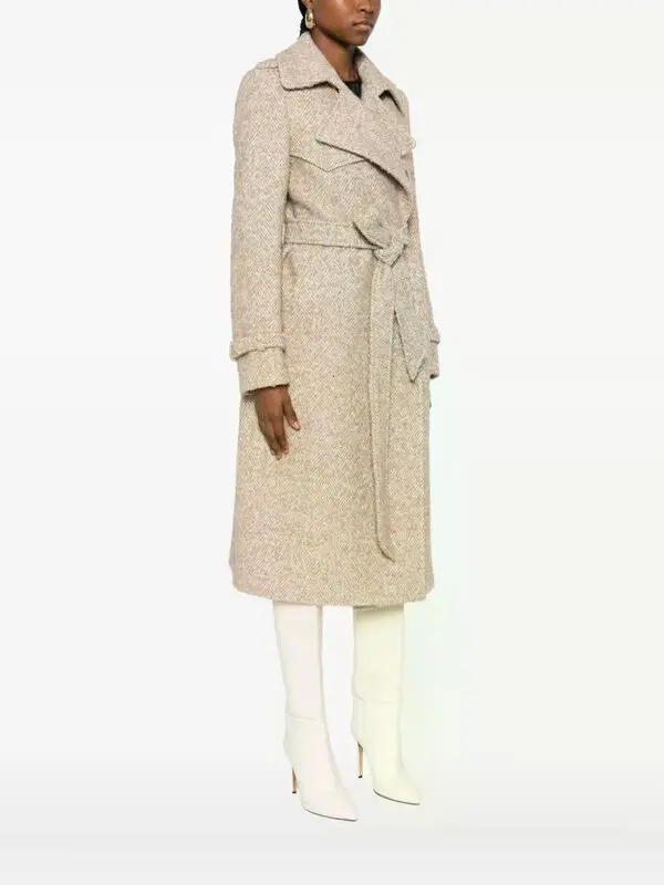 Tagliatore Carola Coat - Neutrals
