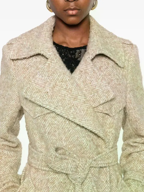 Tagliatore Carola Coat - Neutrals