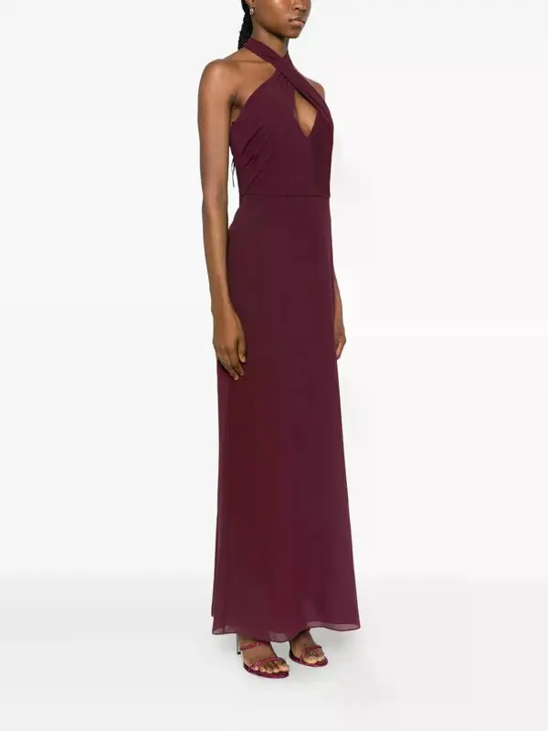 Patrizia Pepe Halterneck Maxi Dress