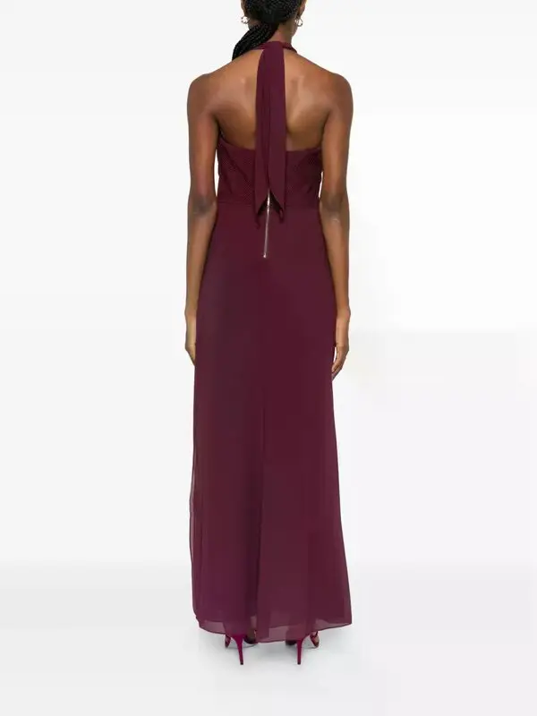 Patrizia Pepe Halterneck Maxi Dress