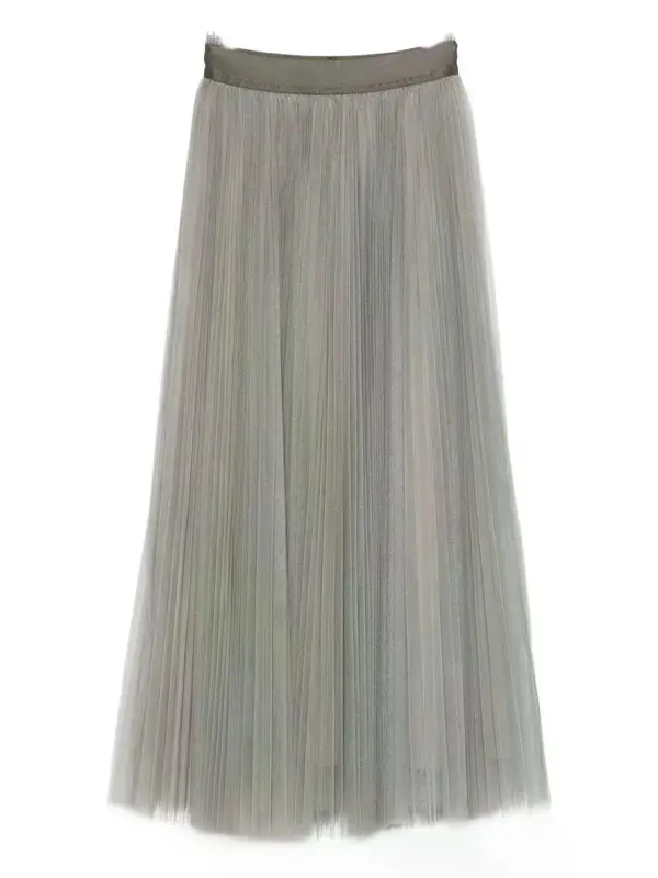 FORTE_FORTE Pleated Midi Skirt