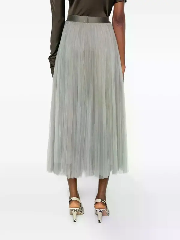 FORTE_FORTE Pleated Midi Skirt