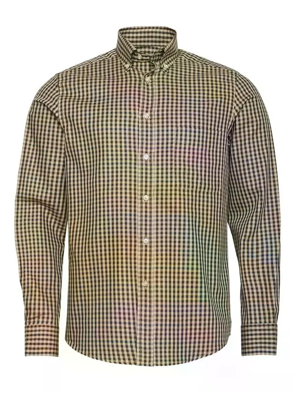 LOJA DAS MEIAS Buttoned Checked Shirt - Neutrals