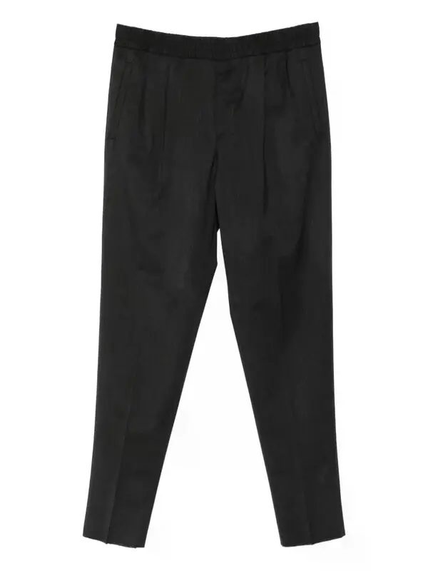 Zegna Elasticated-waist Tapered Trousers
