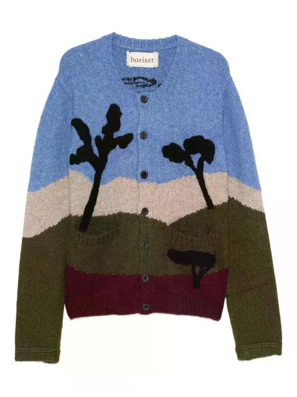 BAZISZT Baobab Cardigan - Blue
