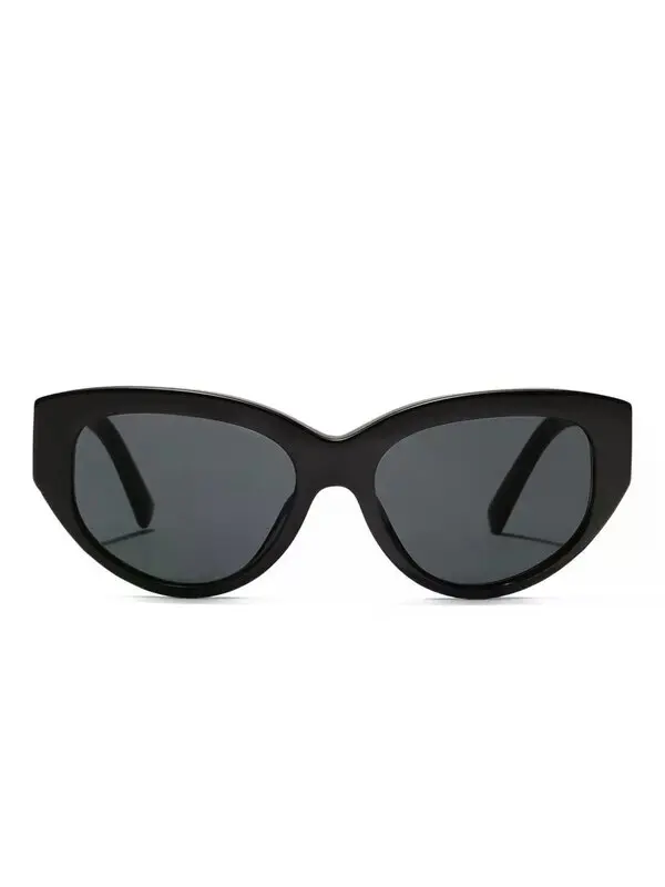 Dolce & Gabbana Dg Crossed Cat-eye Sunglasses - Black