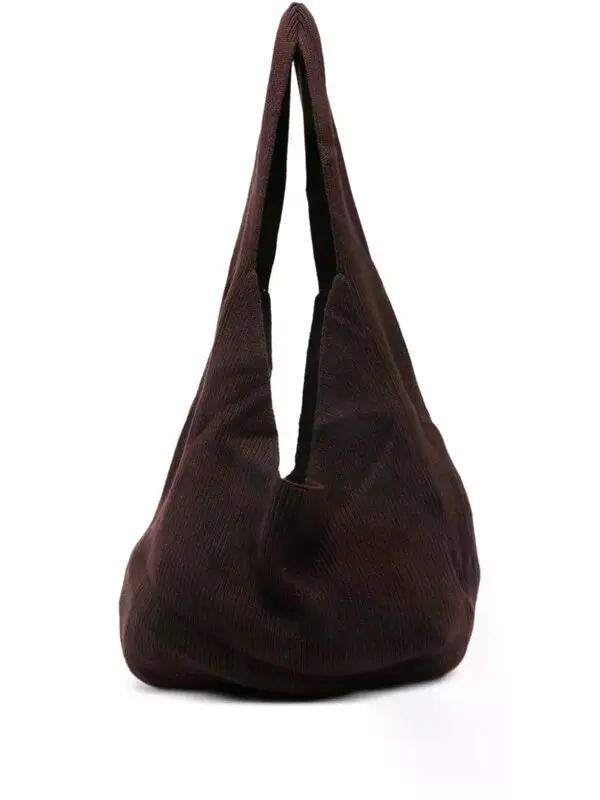 AYA MUSE Sol Ribbed Shoulder Bag - Brown