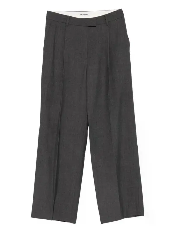 LOW CLASSIC Pleated Tailored Trousers