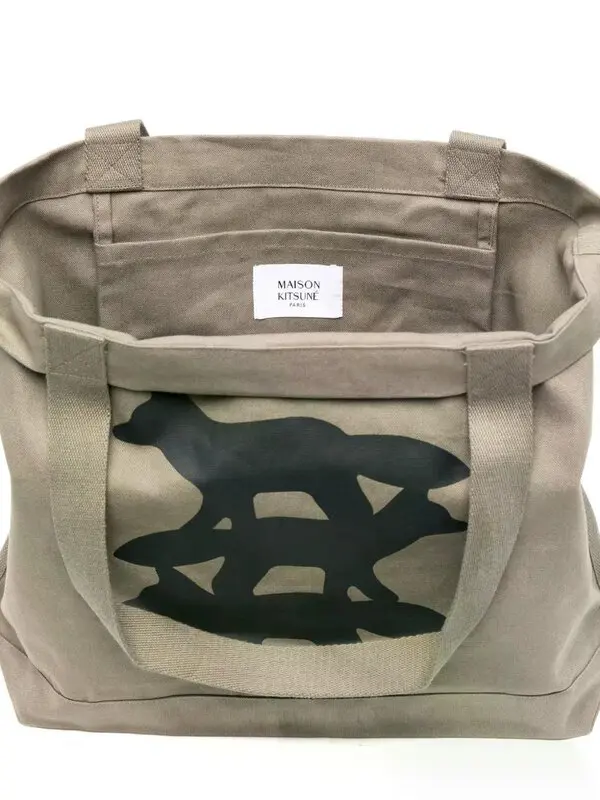 Maison Kitsuné Stunt Fox Tote Bag